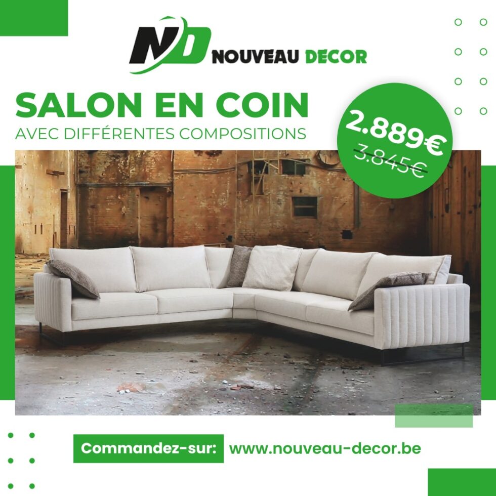 [PROMO] Meubles en PROMO chez Nouveau Décor à Bruxelles - Nouveau Décor